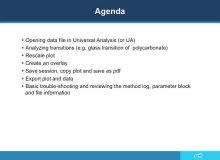 Universal Analysis QuickStart Course - TA仪器