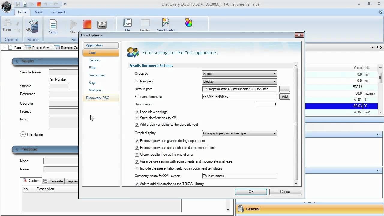 浏览 TRIOS — Discovery DSC - TA仪器