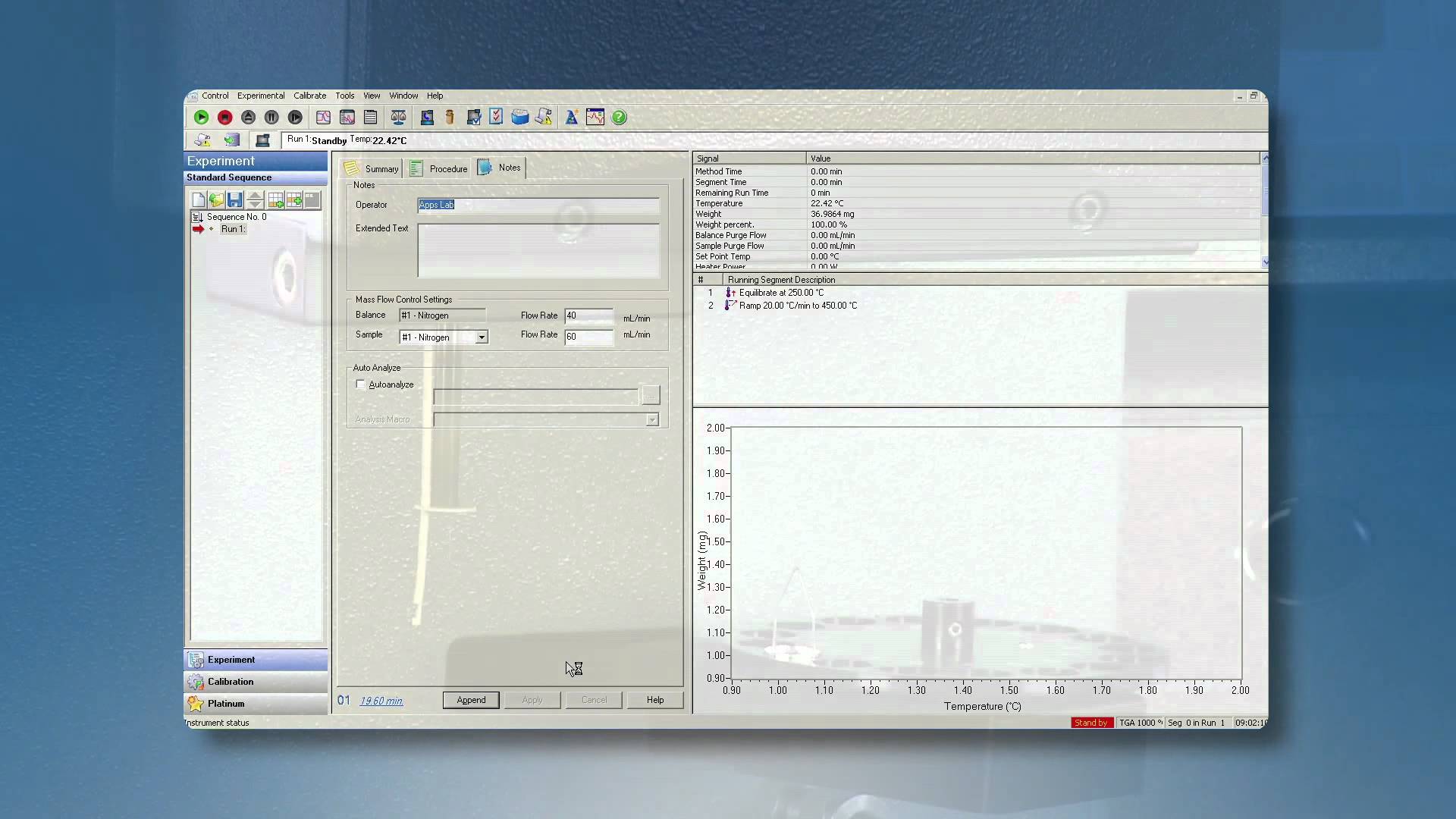 温度校准 — TGA Q50/Q500 - TA仪器