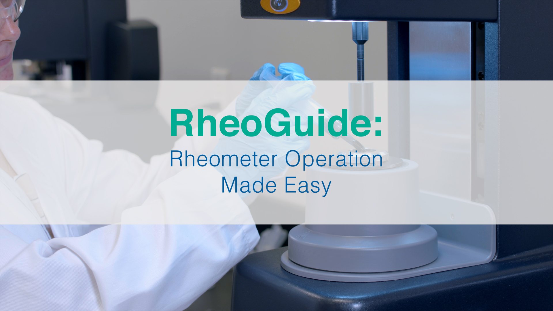 RheoGuide: Rheometer Operation Made Easy - TA仪器