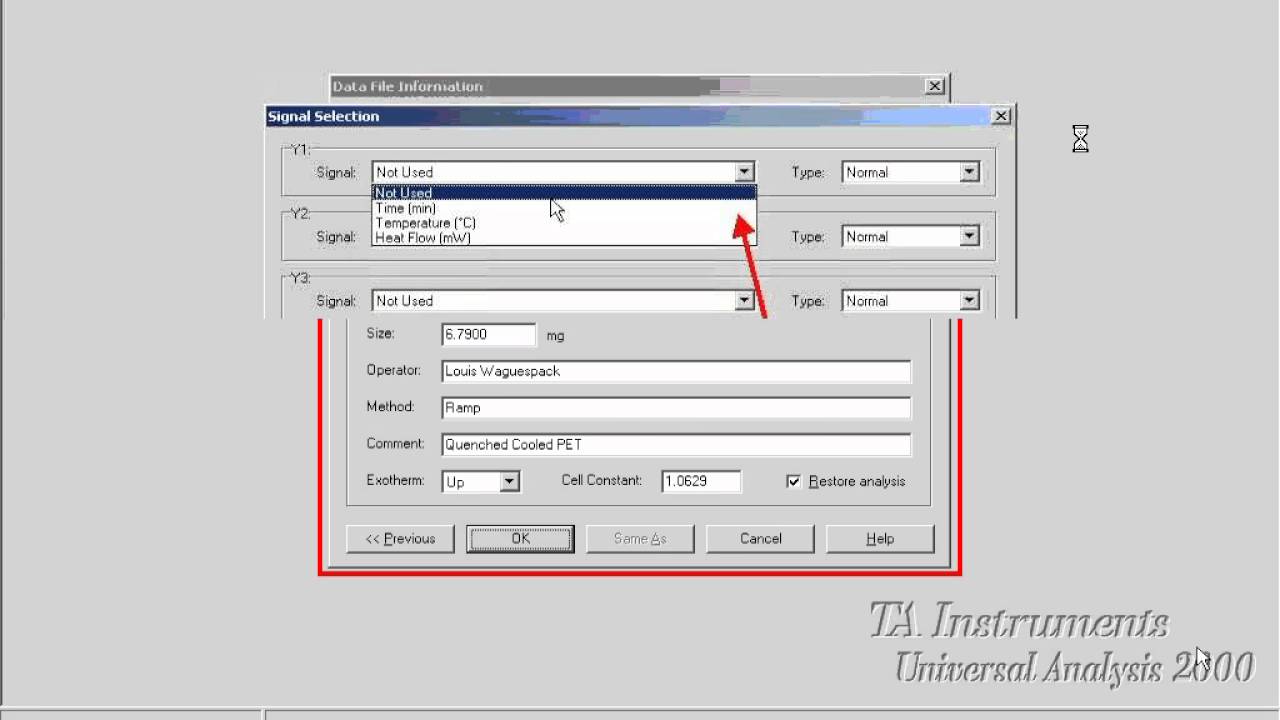 Universal Analysis QuickStart Course - TA仪器